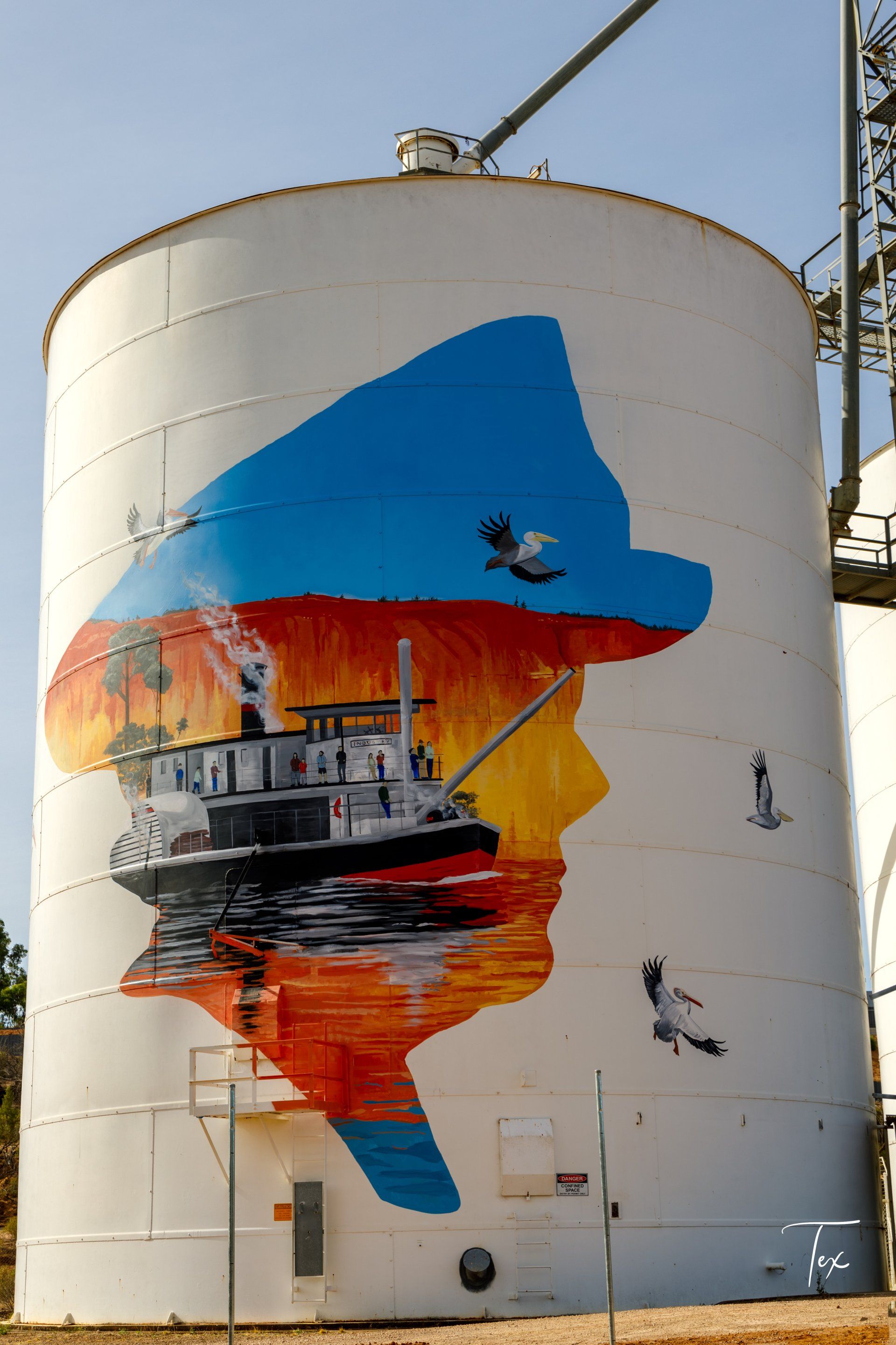 Paringa Silo Art