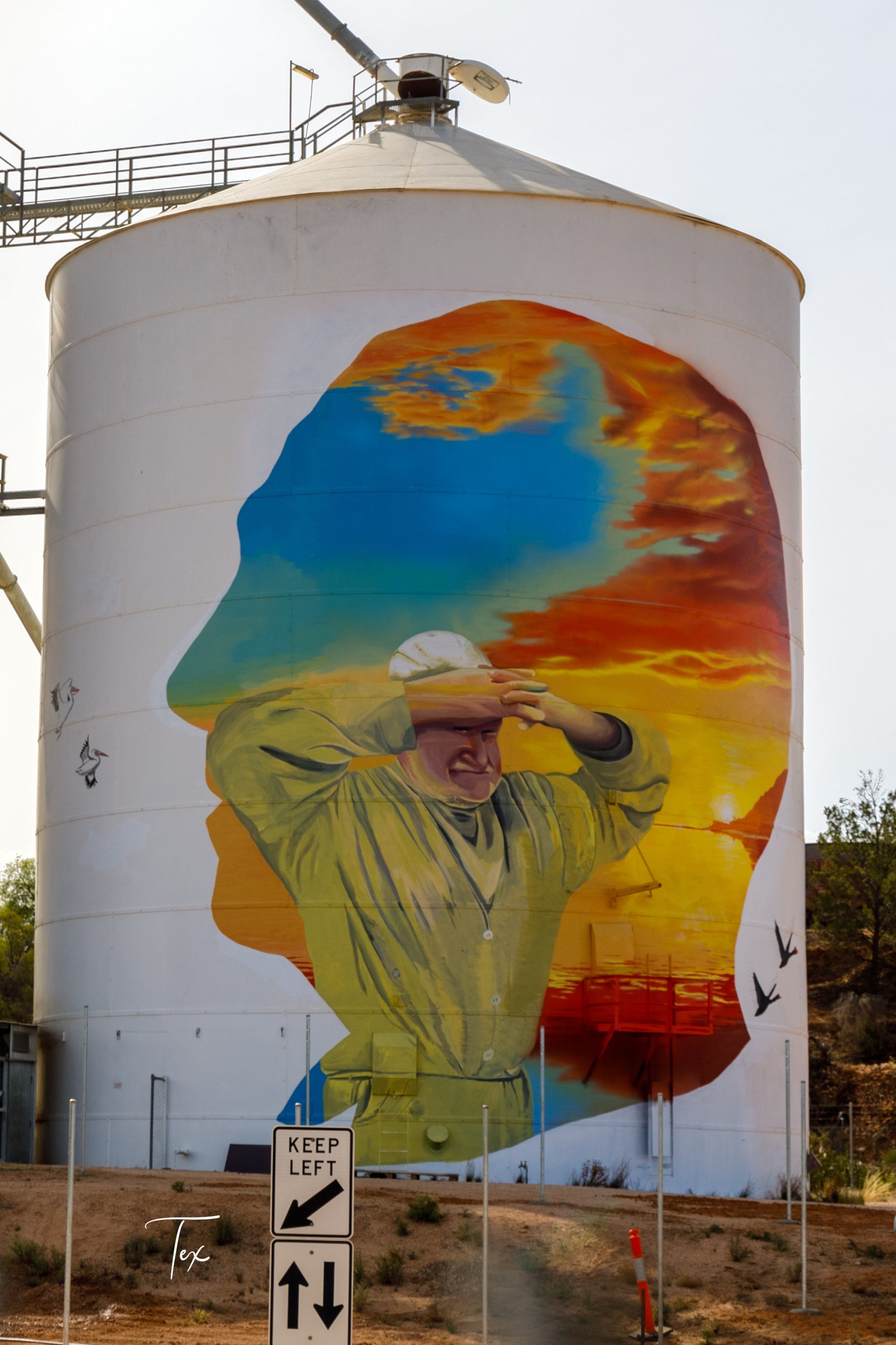 Paringa Silo Art