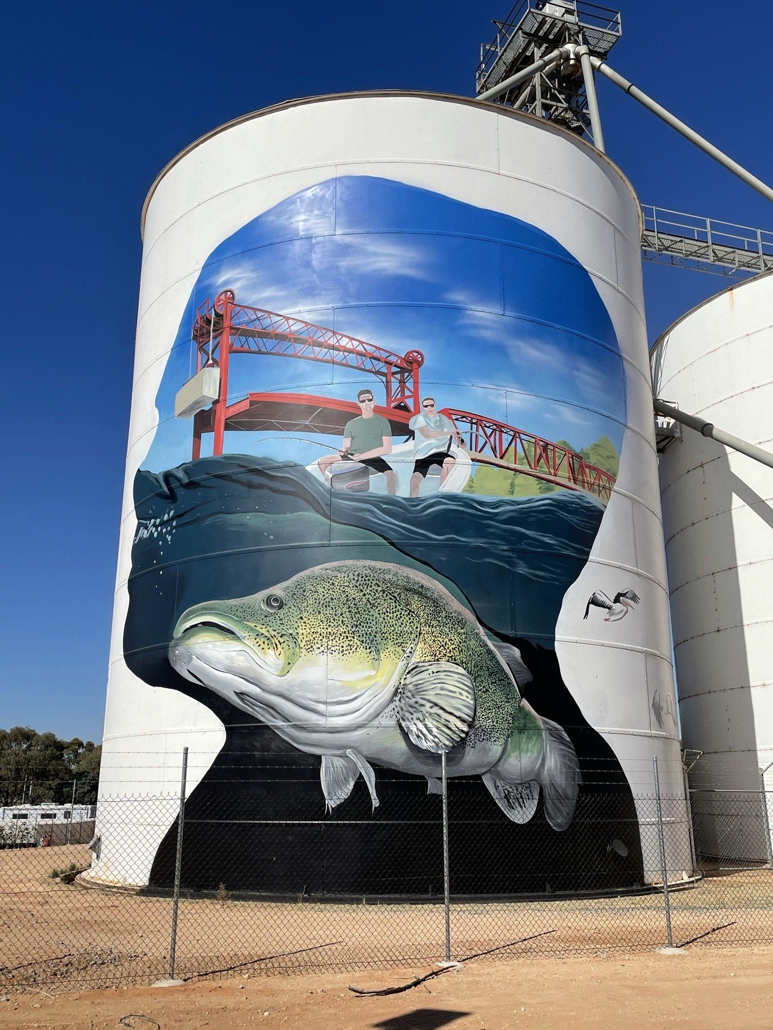 Paringa Silo Art