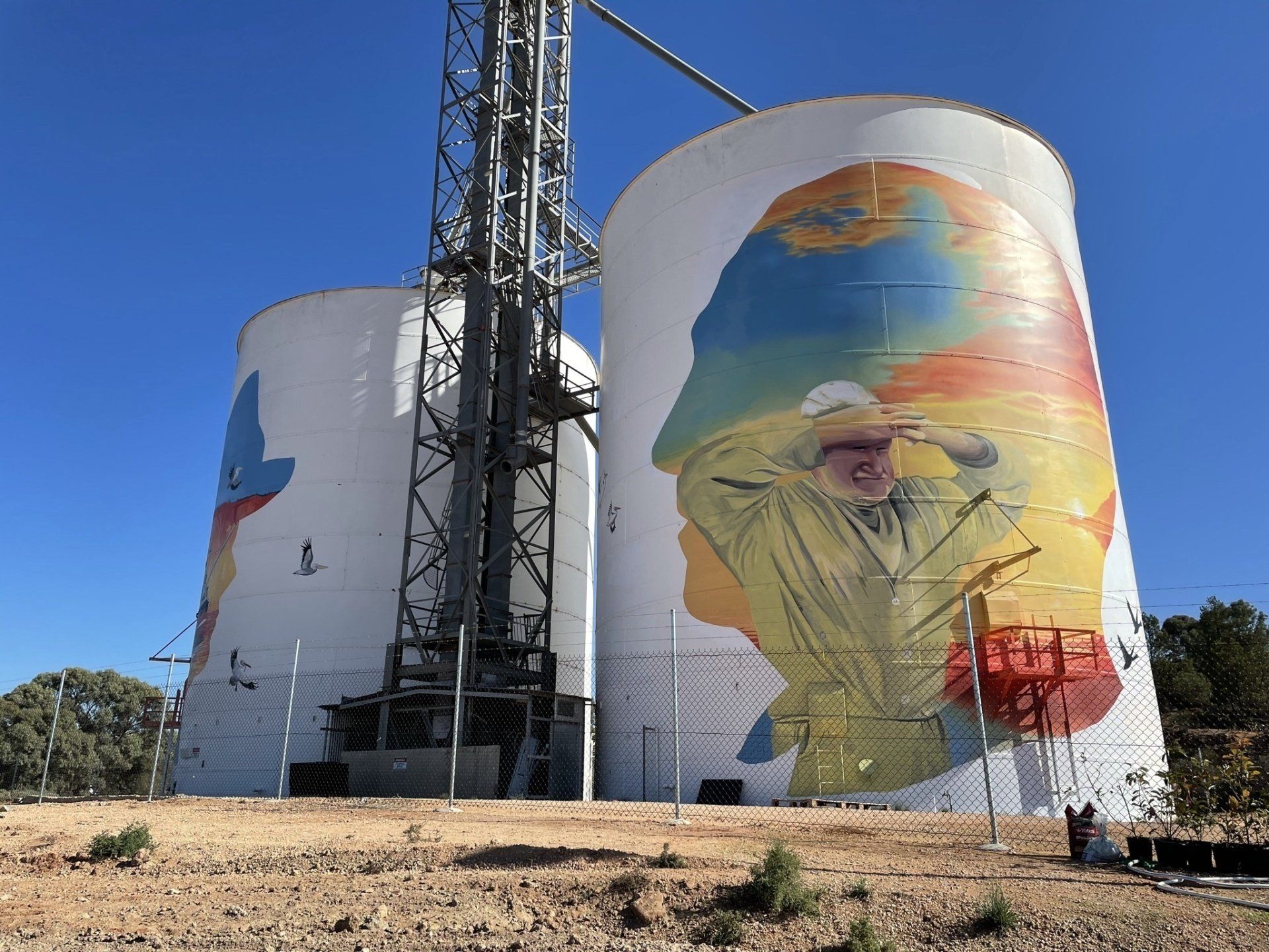 Paringa Silo Art