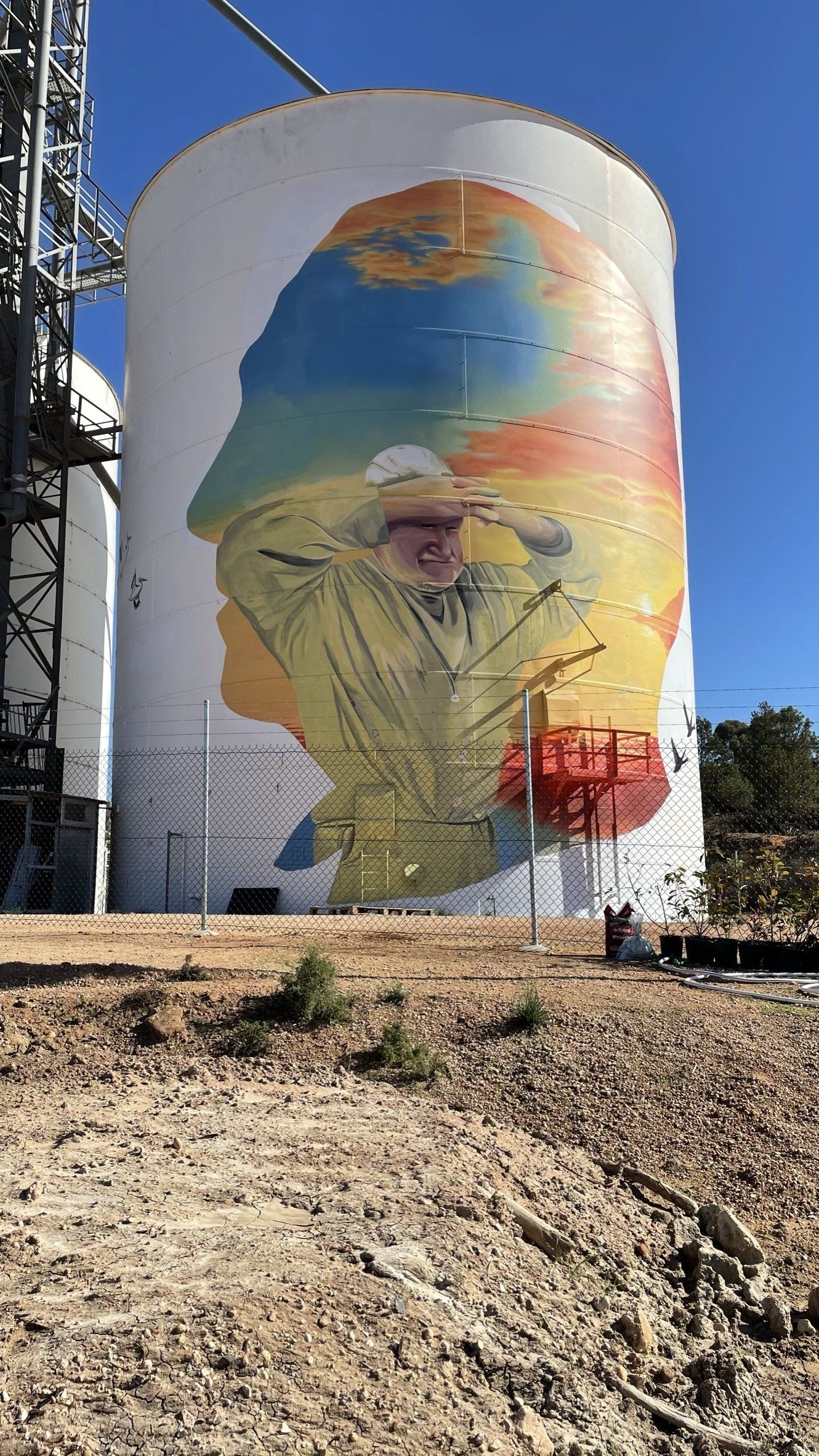 Paringa Silo Art