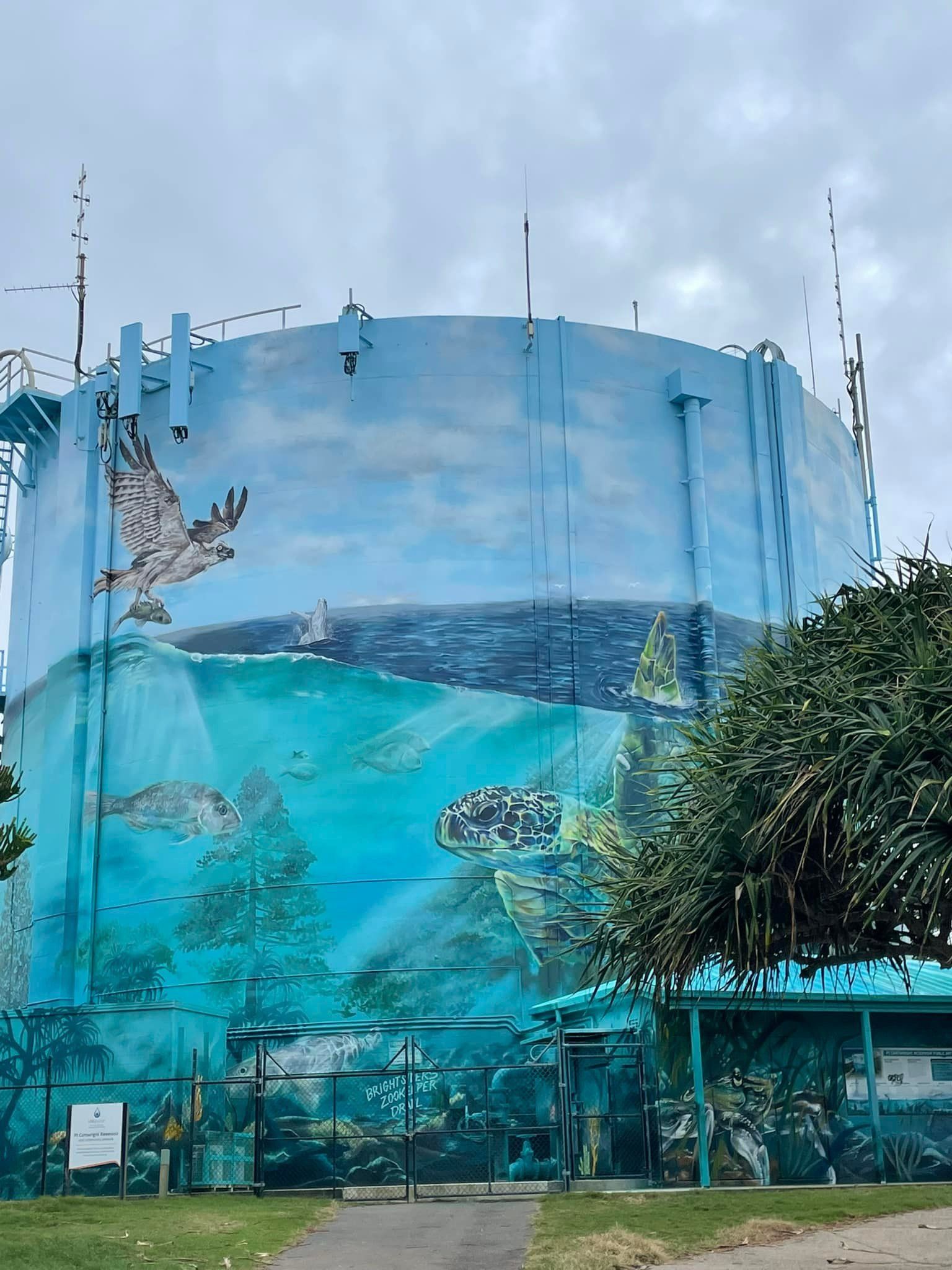 Point Cartwright Water Tank Art