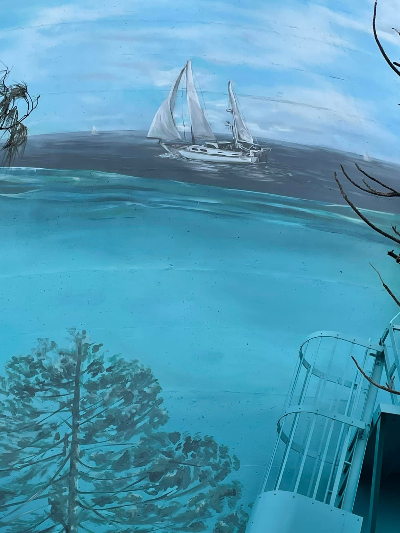 Point Cartwright Water Tank Art