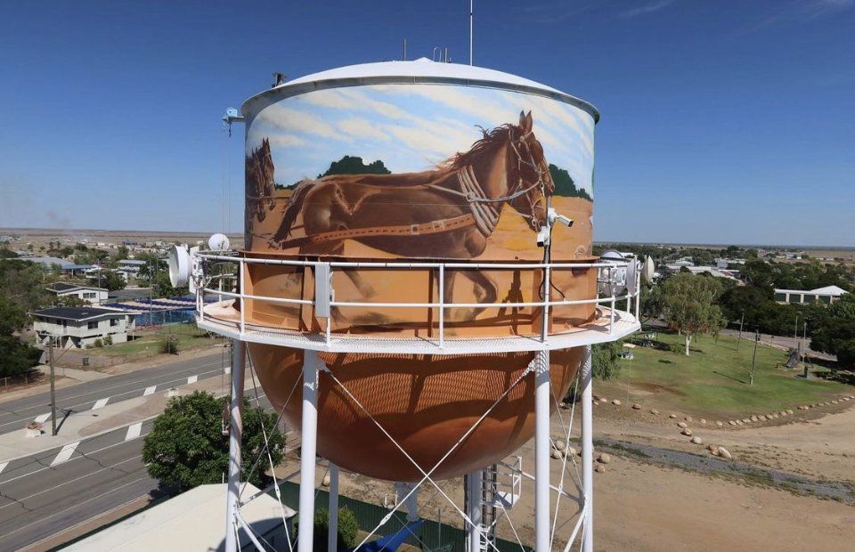 Richmond Water Tank Art
