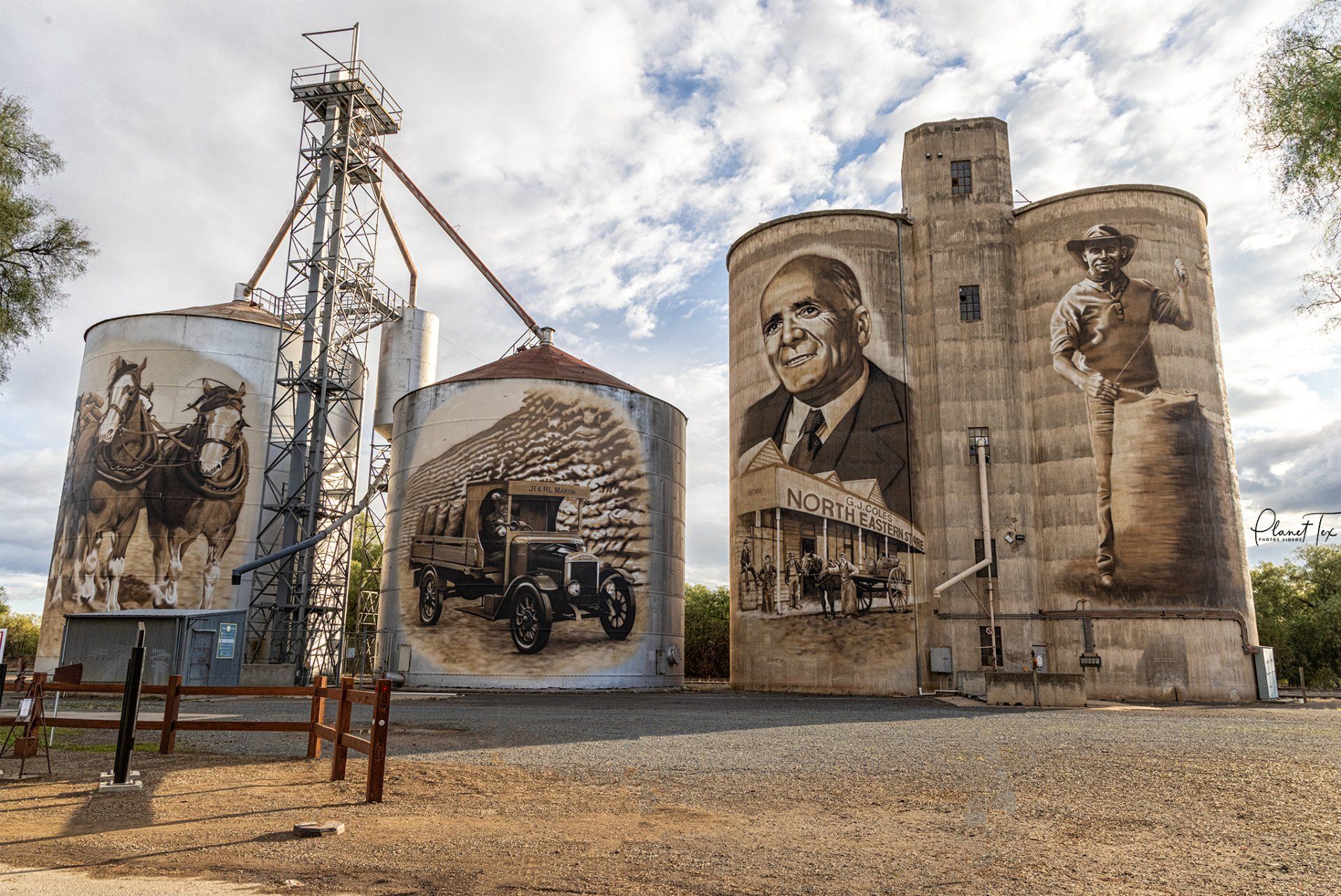 St James Silo Art