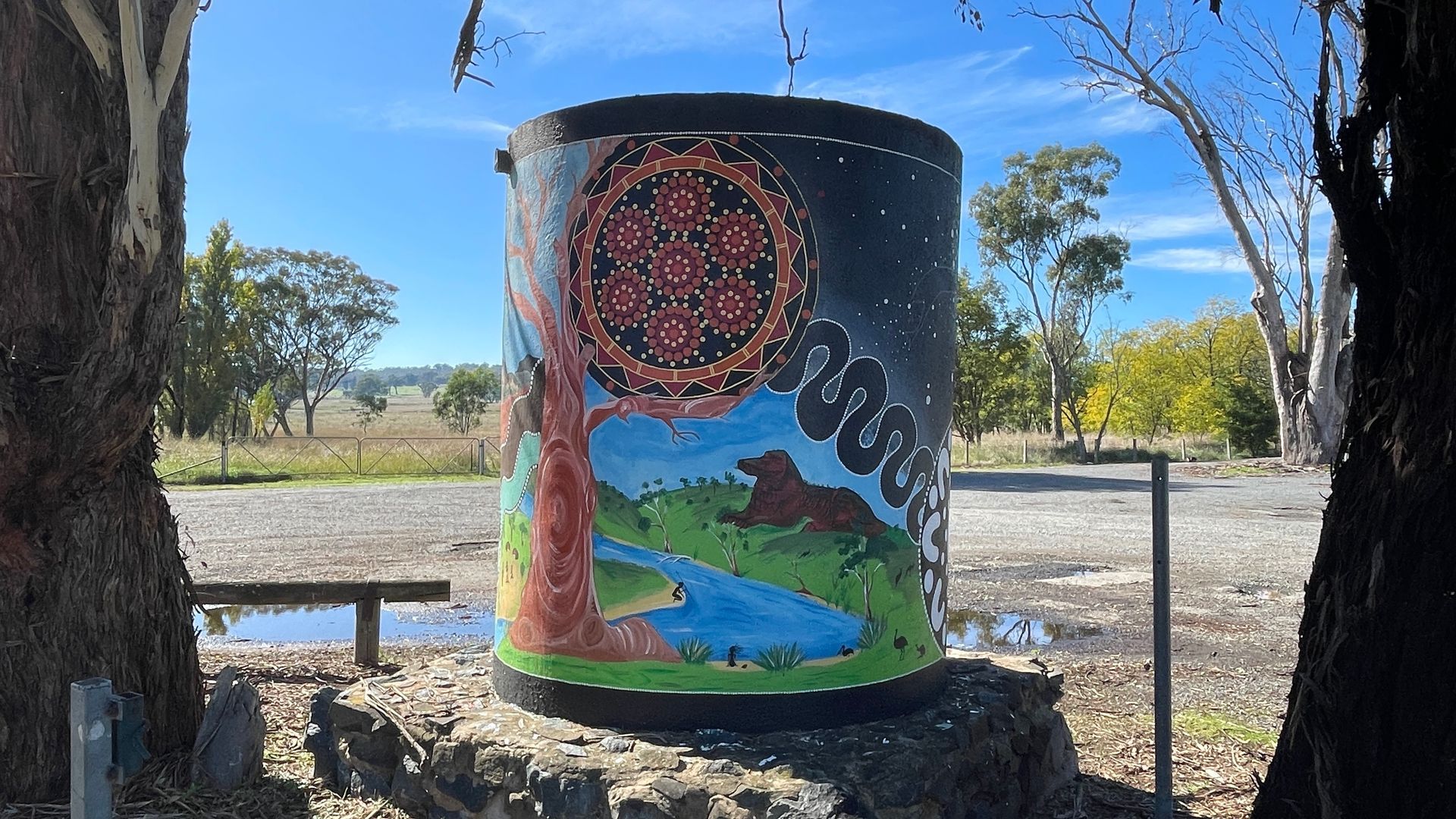 Tarcutta Water Tank Art, Australian Silo Art Trail