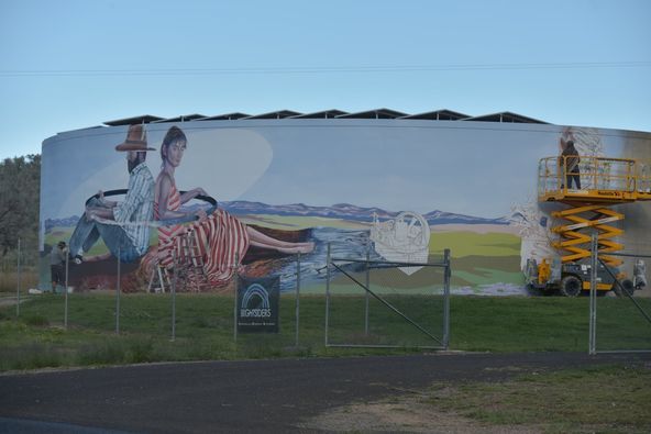 Texas Water Tank Art