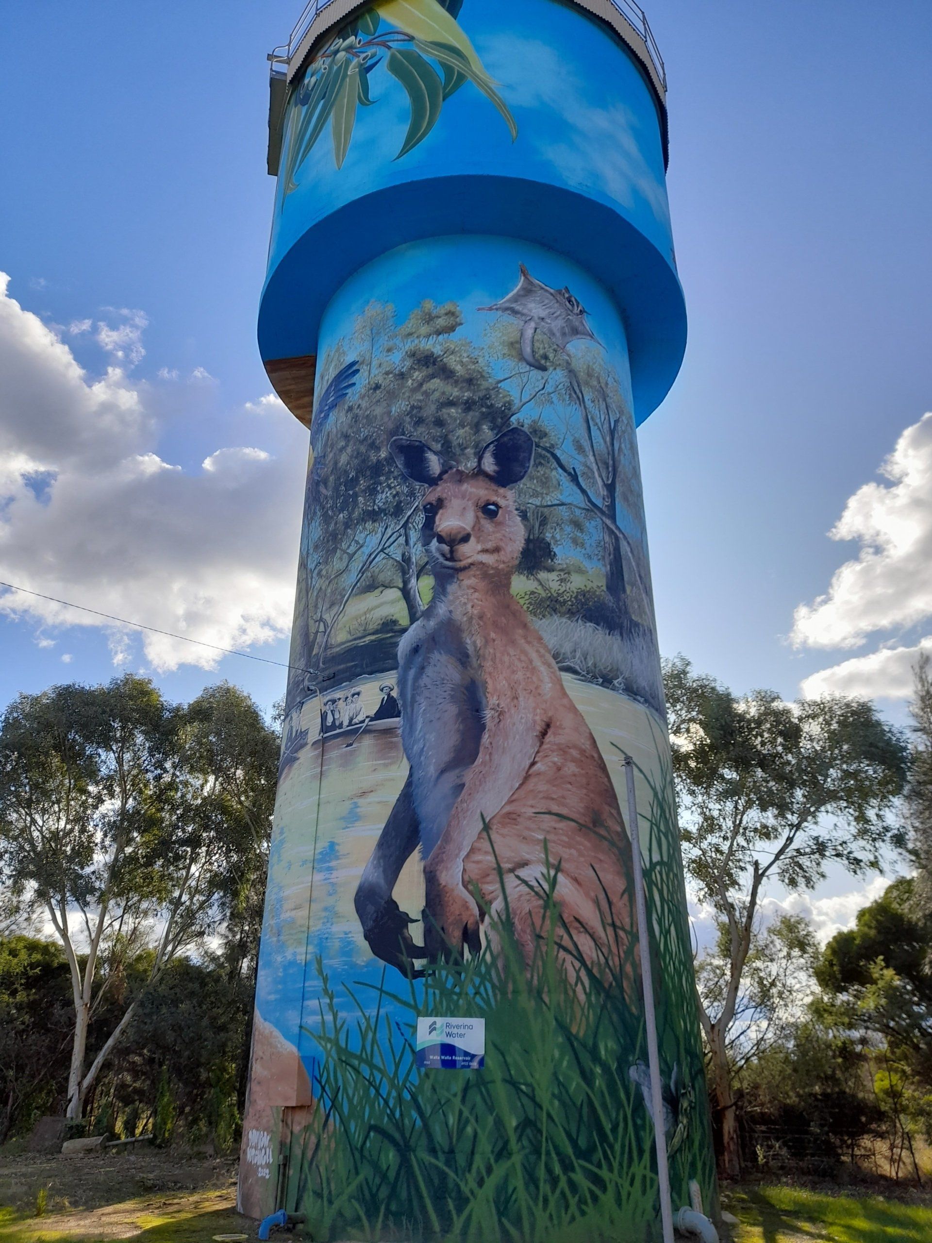 Walla Walla Water Tank Art