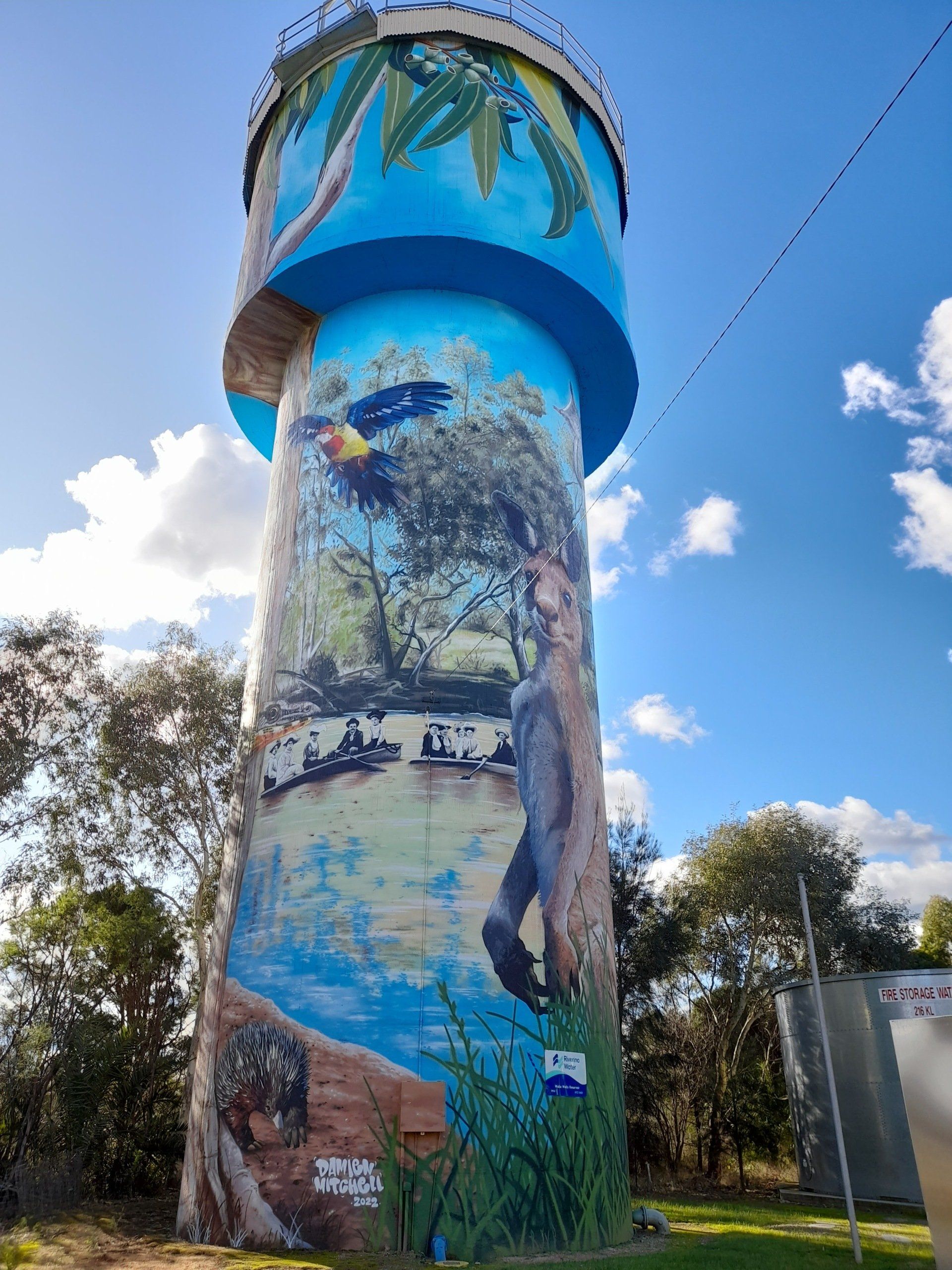 Walla Walla Water Tank Art