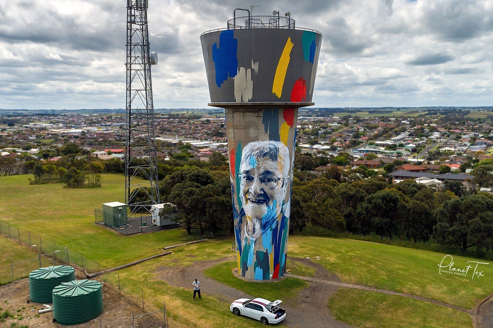 Warrambool Water Tower Art
