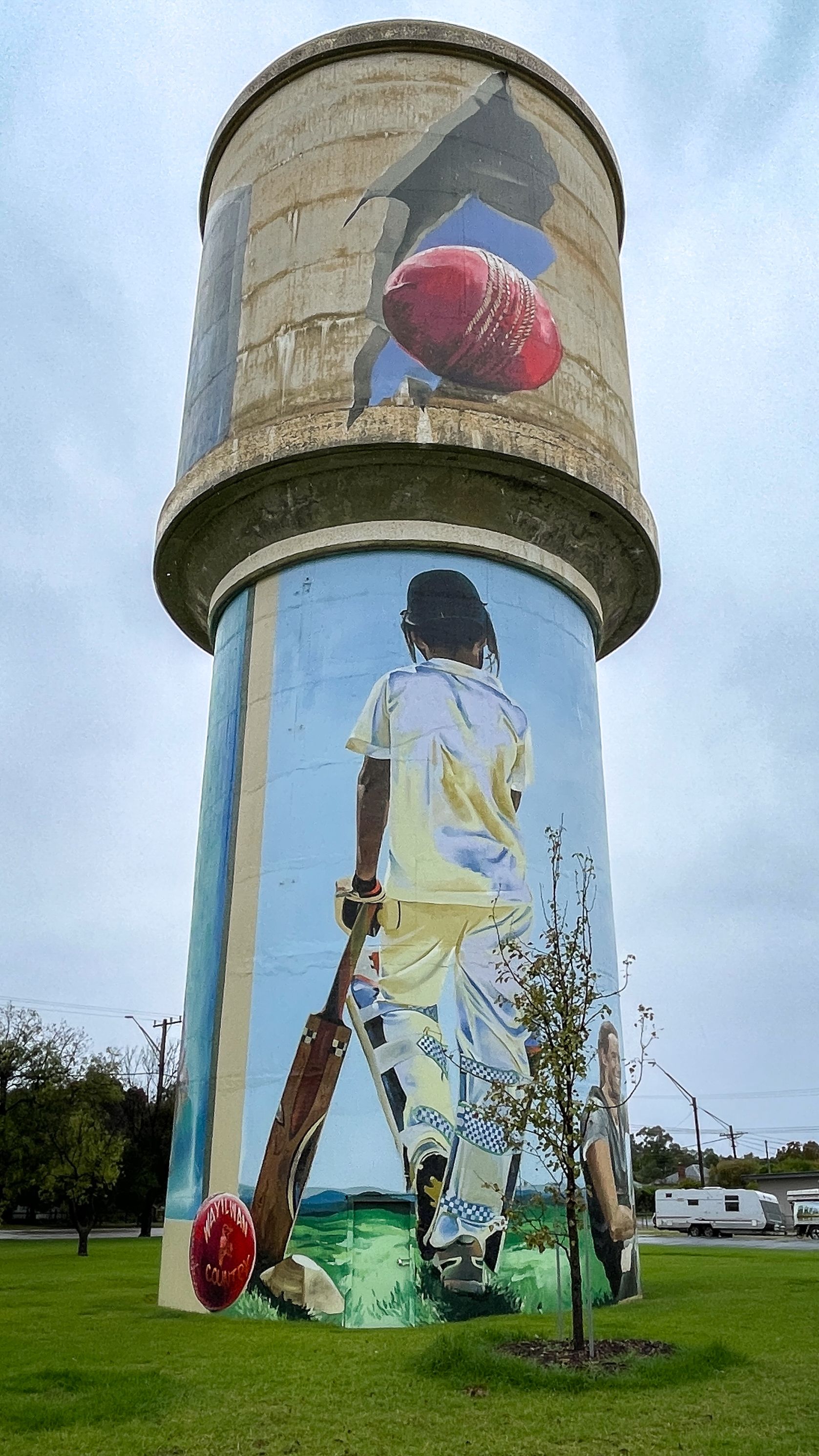 Warren Water Tower Art