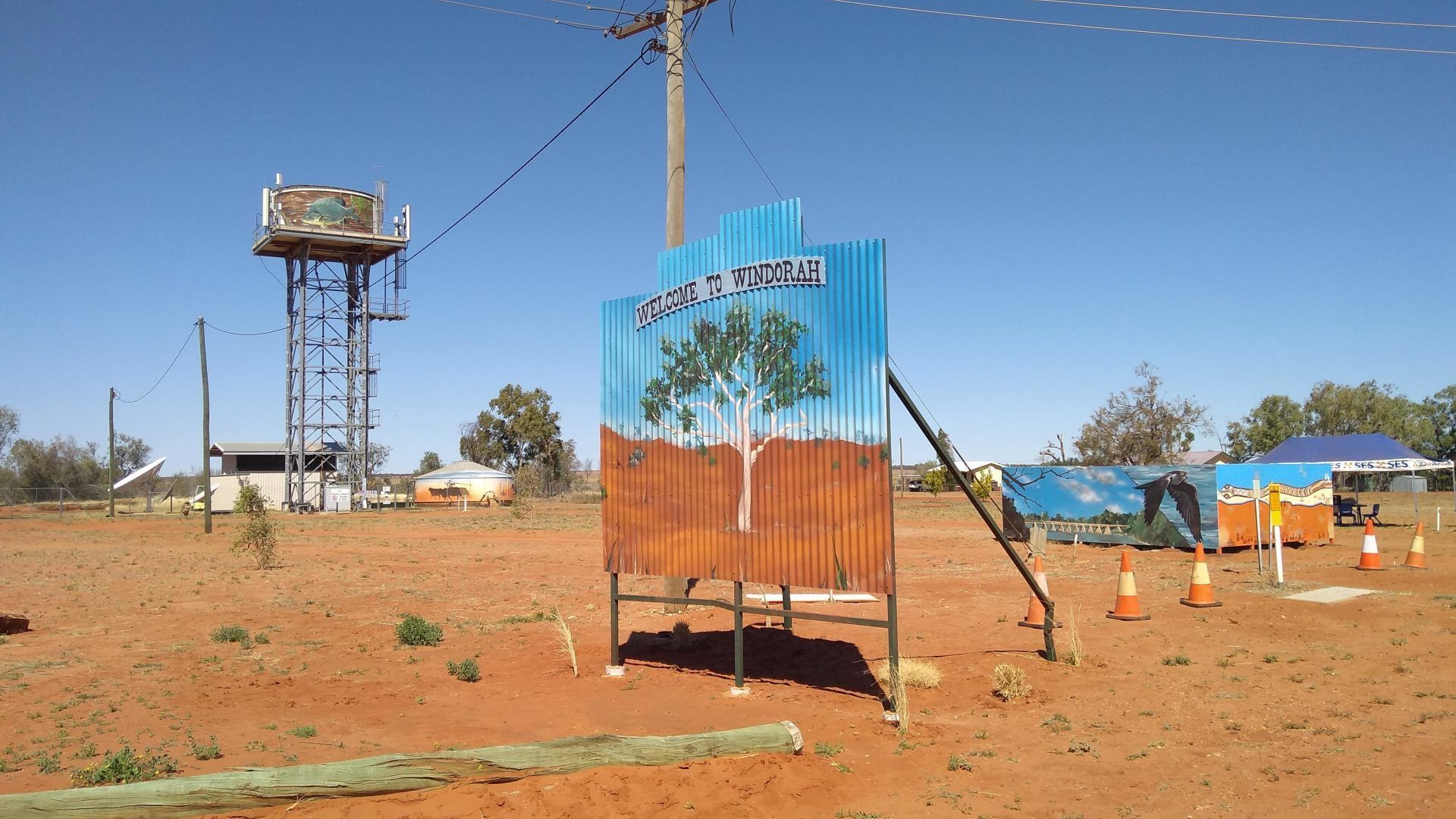 Windorah Water Tank Art