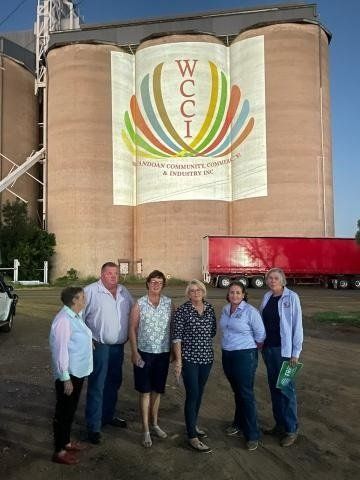 Wandoan Silo Light Show