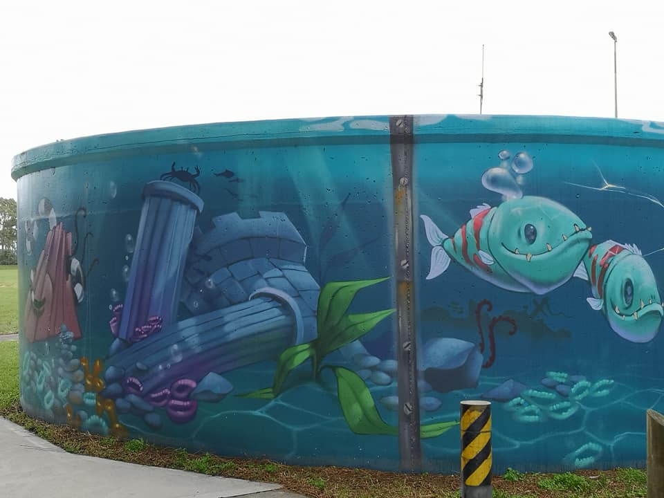 Woolooware Water Tank Art