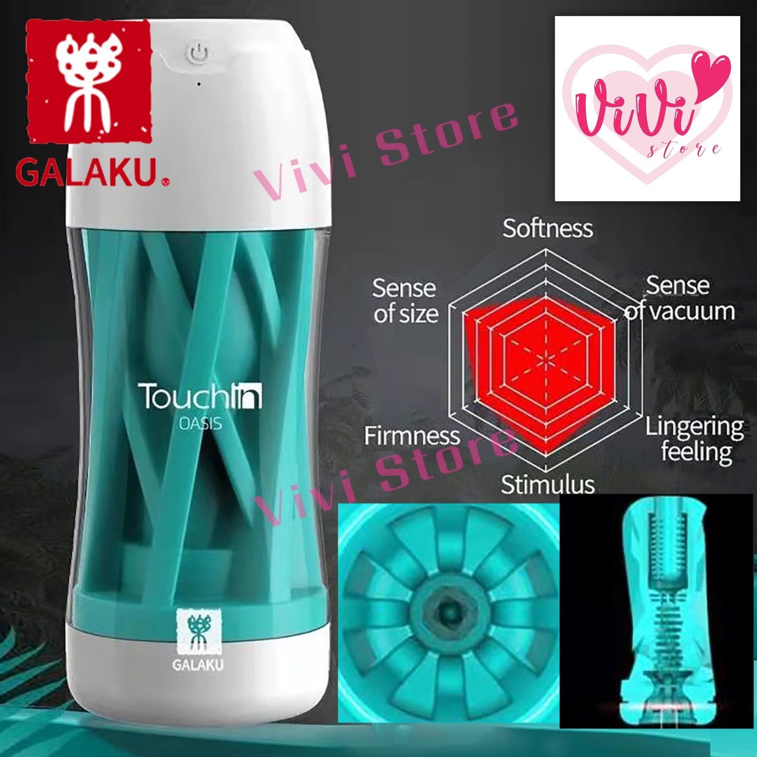 Vivi Store GALAKU Touch In Vibrator Man Cup Malaysia