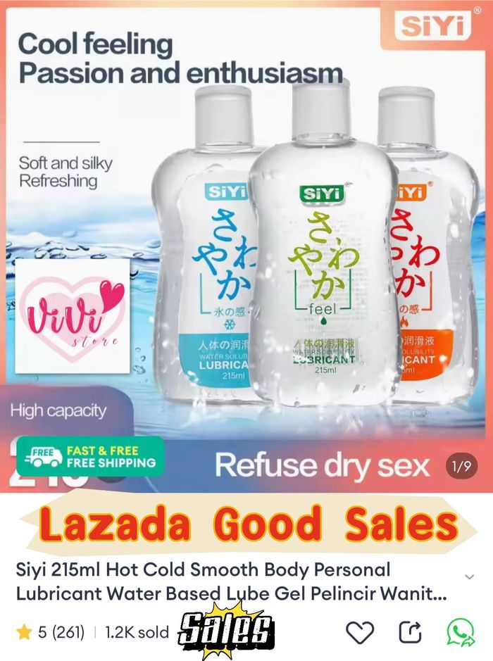 Vivi Store Siyi 215ml Sensation Body Lubricant Malaysia