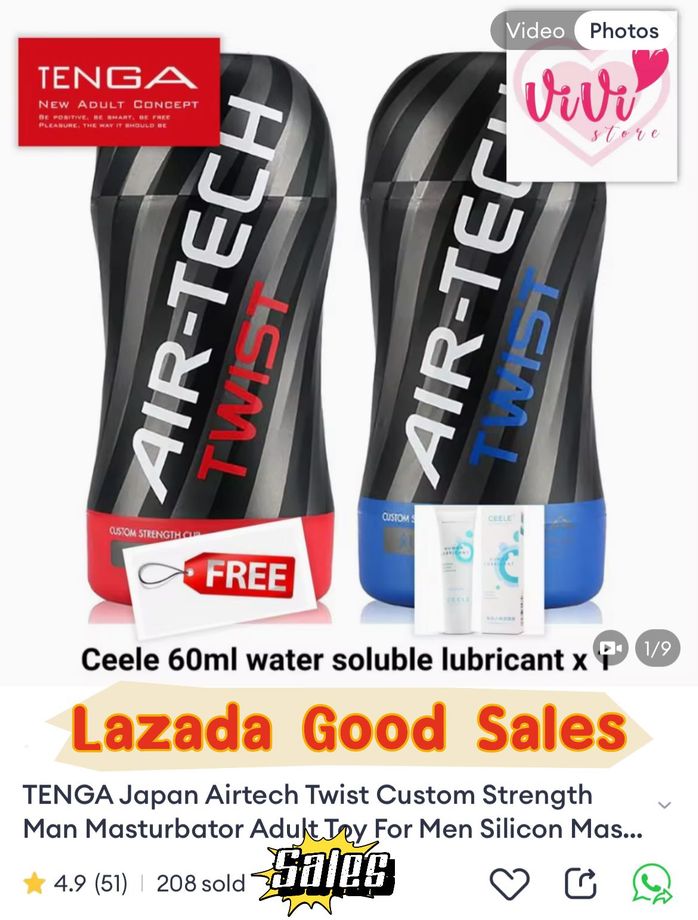 Vivi Store TENGA Twist Vacuum Masturbator Cup Malaysia