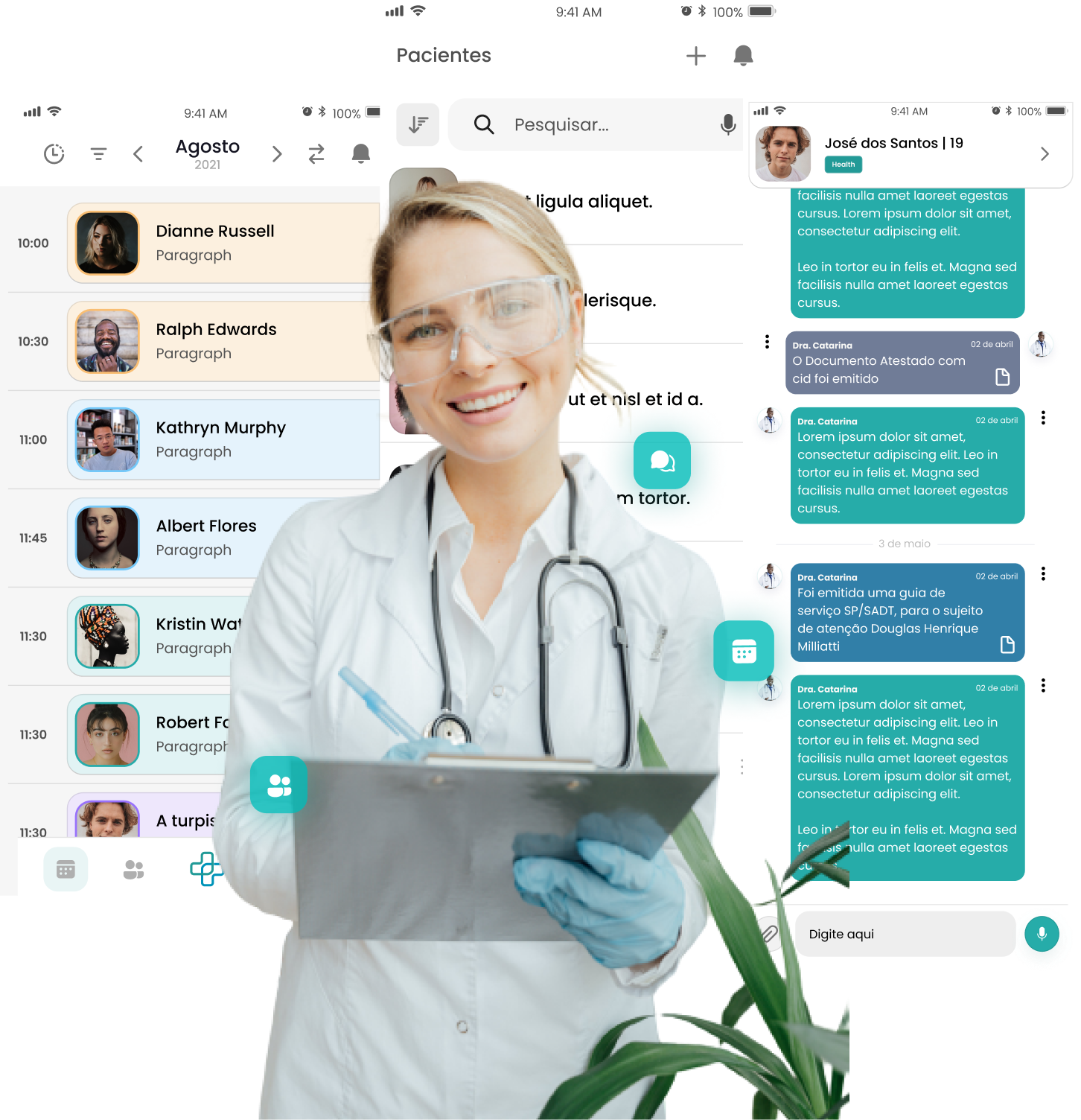 Funcionalidades App Health