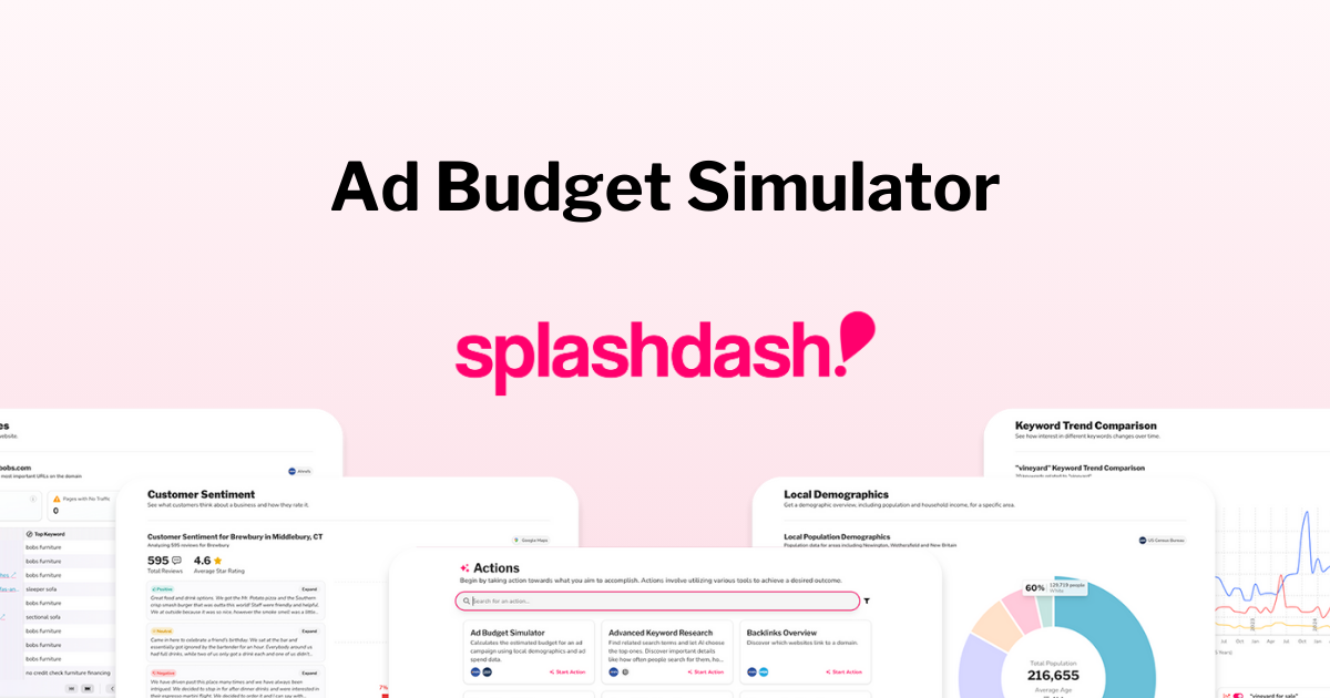 Ad Budget Simulator | Forecast Local Paid Campaign Results