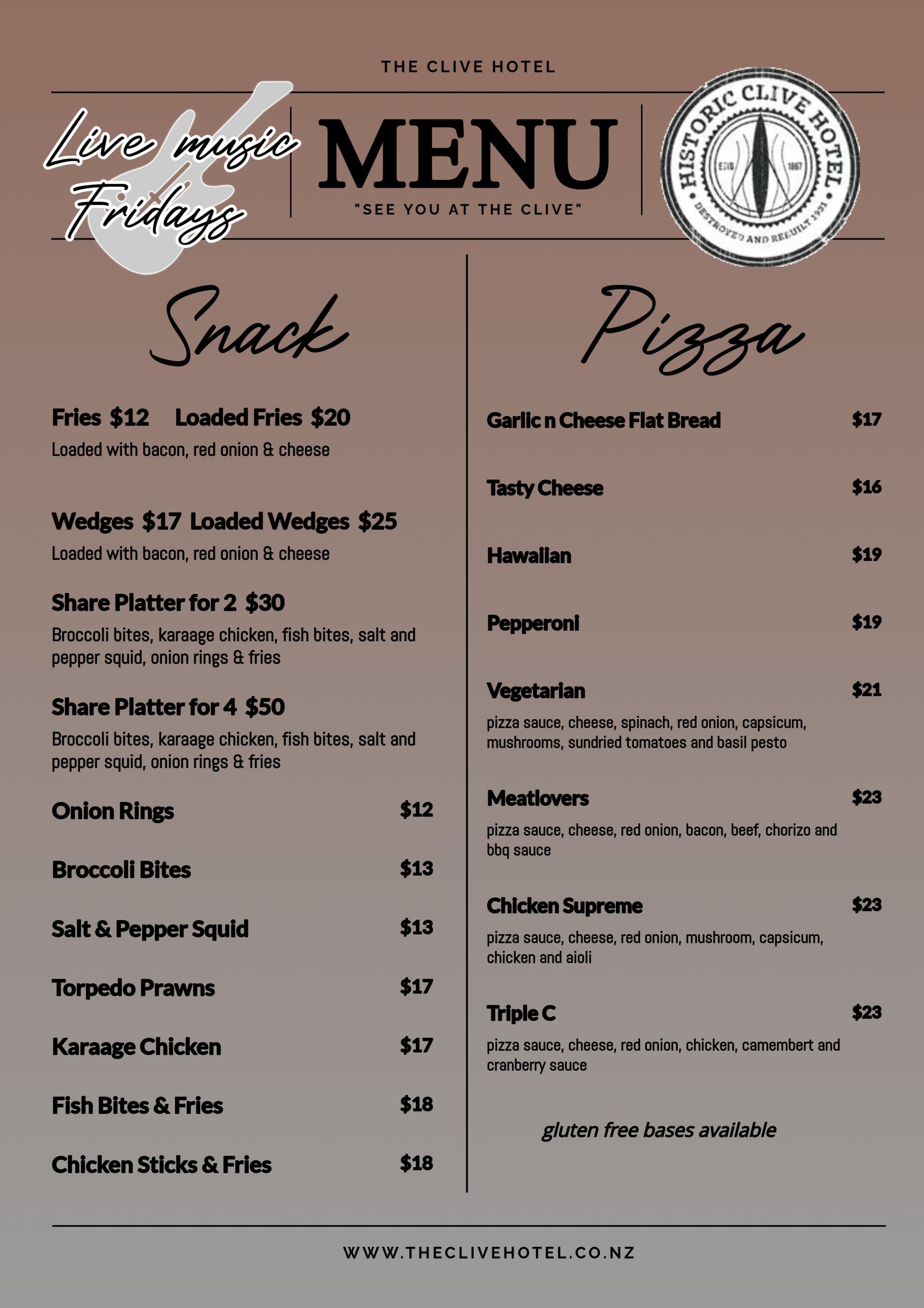 The Clive Hotel | Historic Pub & Restaurant | Clive, Hawke's Bay