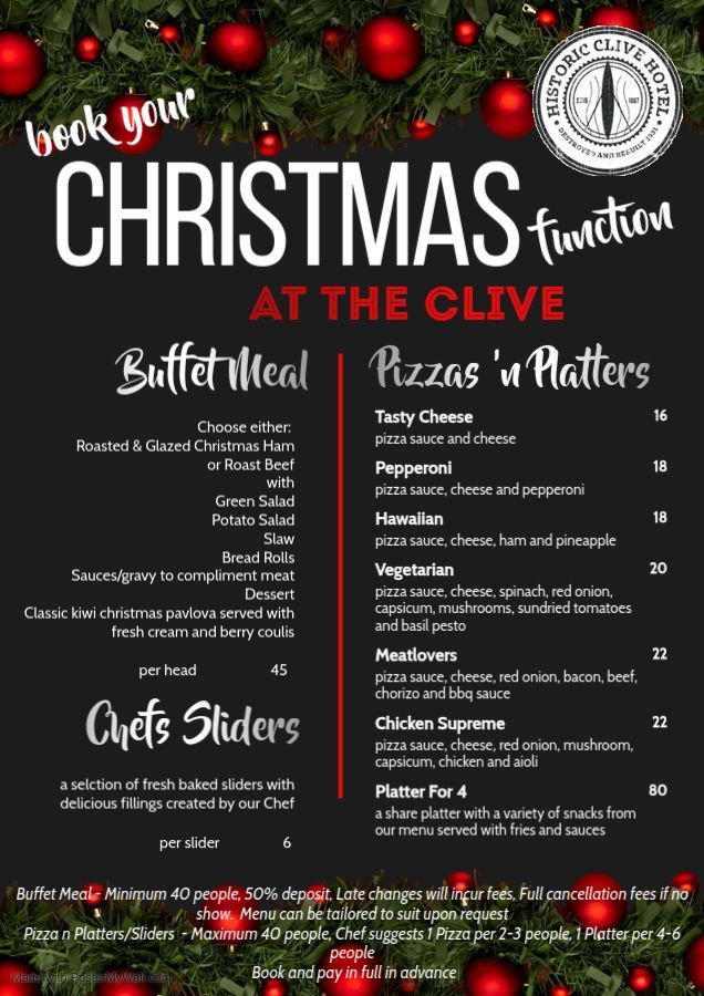 The Clive Hotel | Historic Pub & Restaurant | Clive, Hawke's Bay