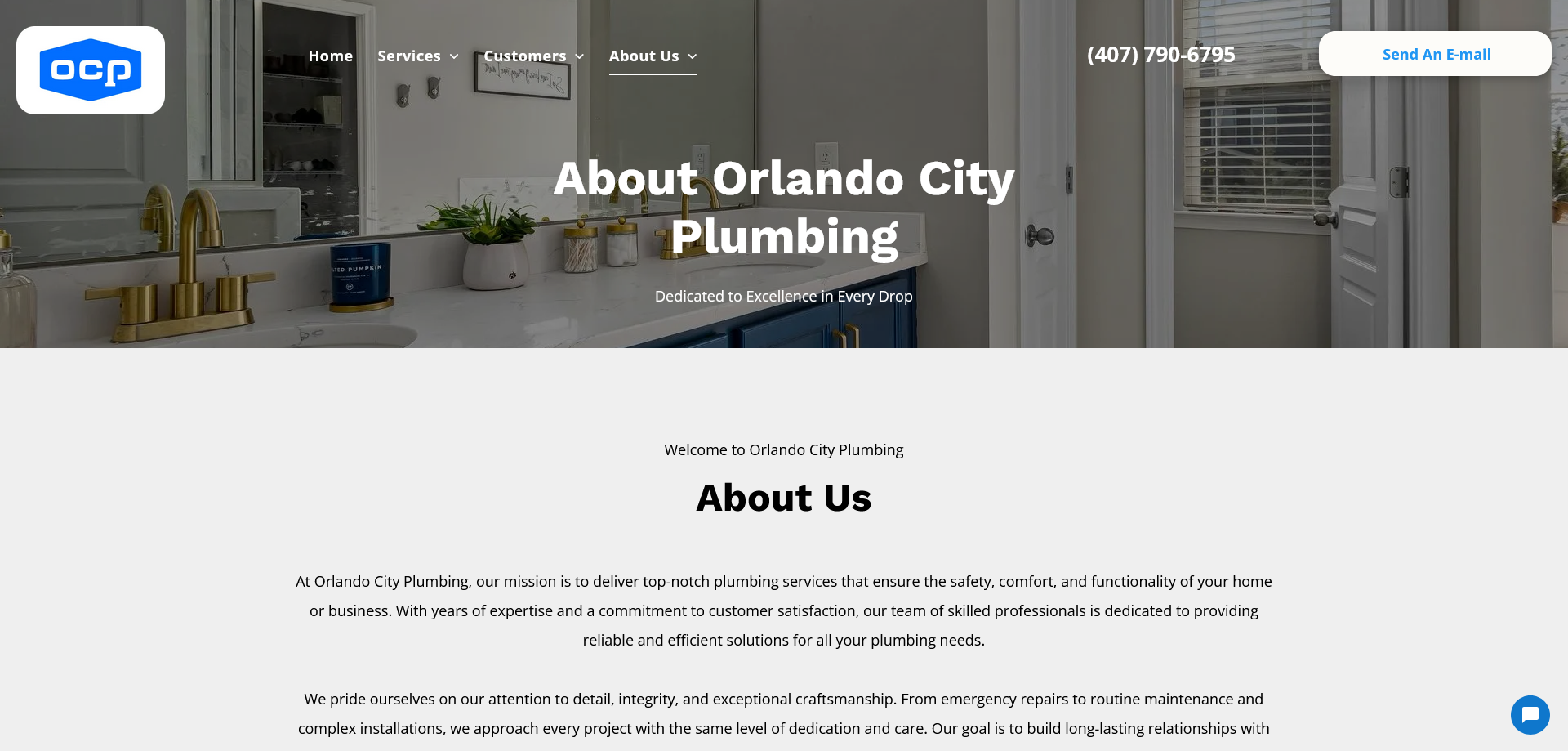 About Us | Plumbing Services | Orlando City Plumbing