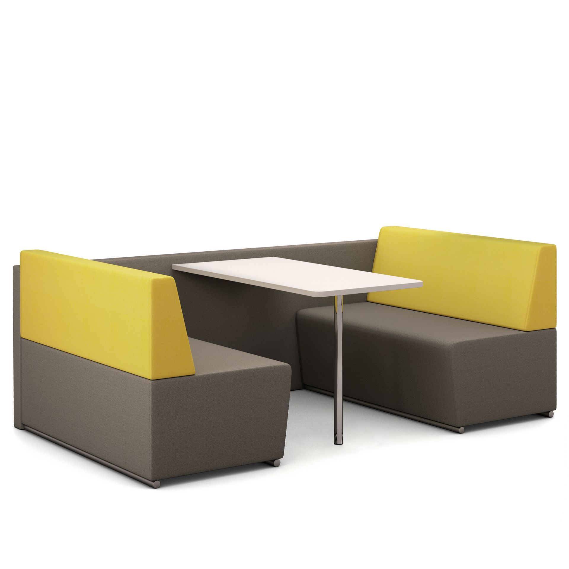 Fifteen booth seating and pods | Pledge