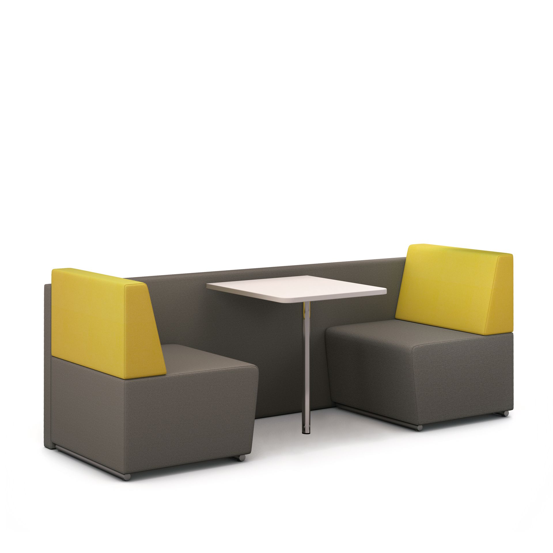 Fifteen booth seating and pods | Pledge