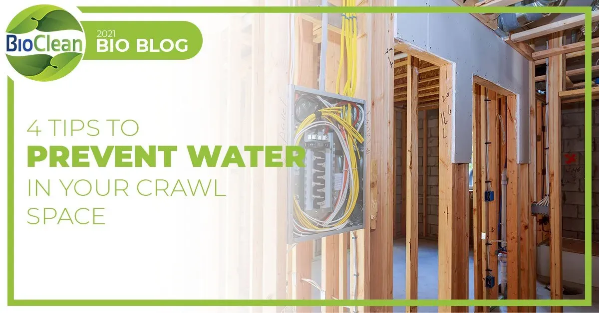 4 Tips to Prevent Water in Your Crawl Space