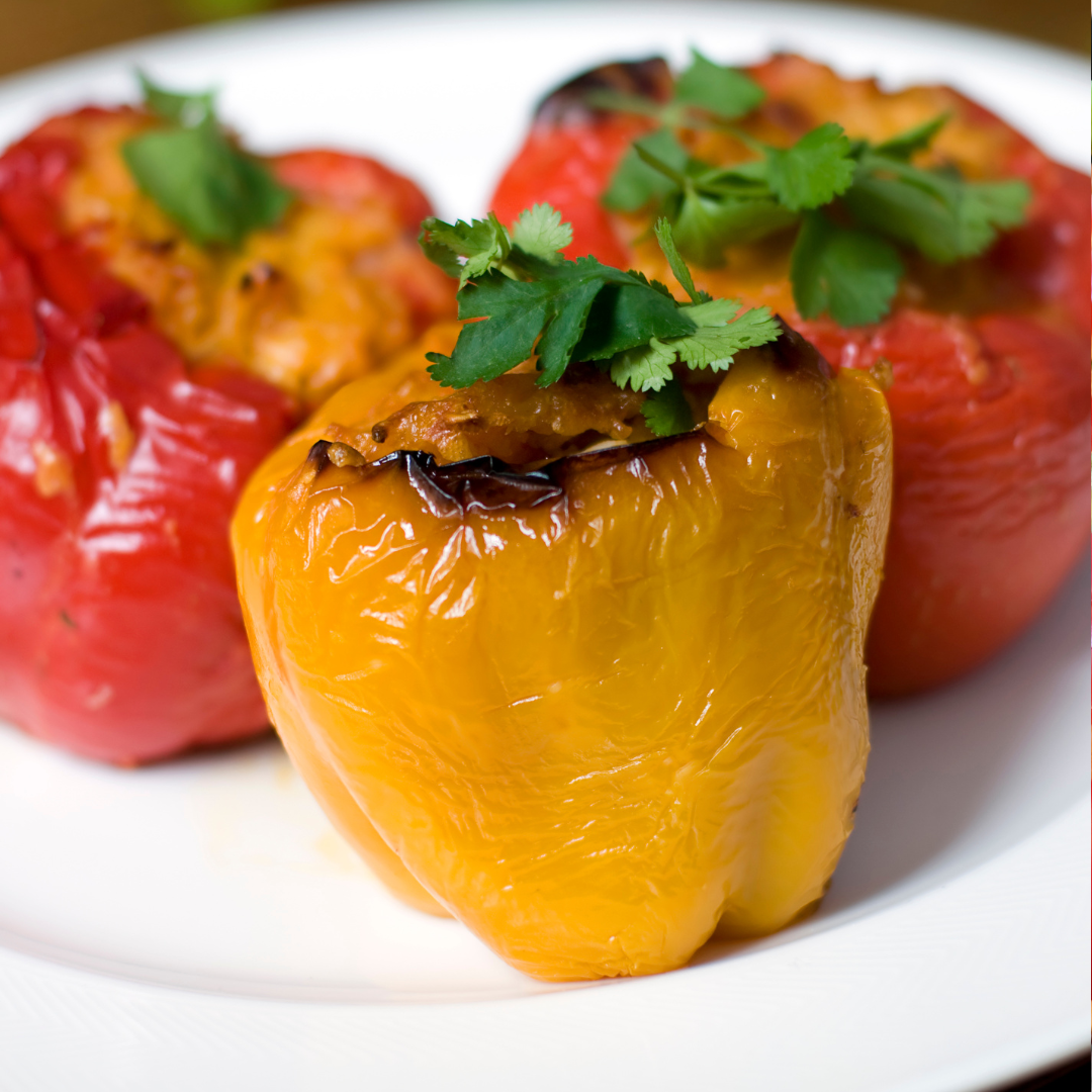 Falafel Stuffed Peppers