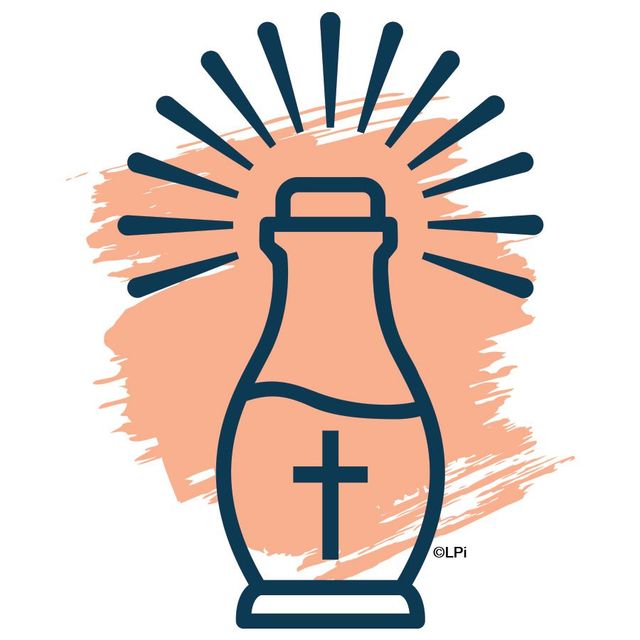 Anointing Of The Sick Symbol Catholic Sacraments Anchor Chart: