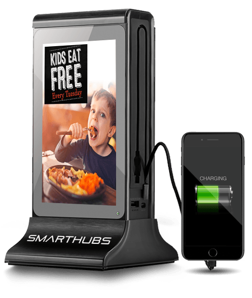 Smart Hubs | Phone Charging & Advertising Stations