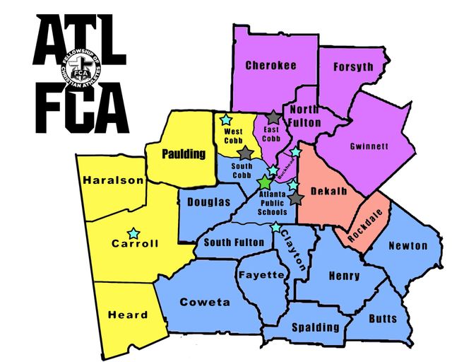 Atlanta Fulton County Map Fulton County Map (Georgia)