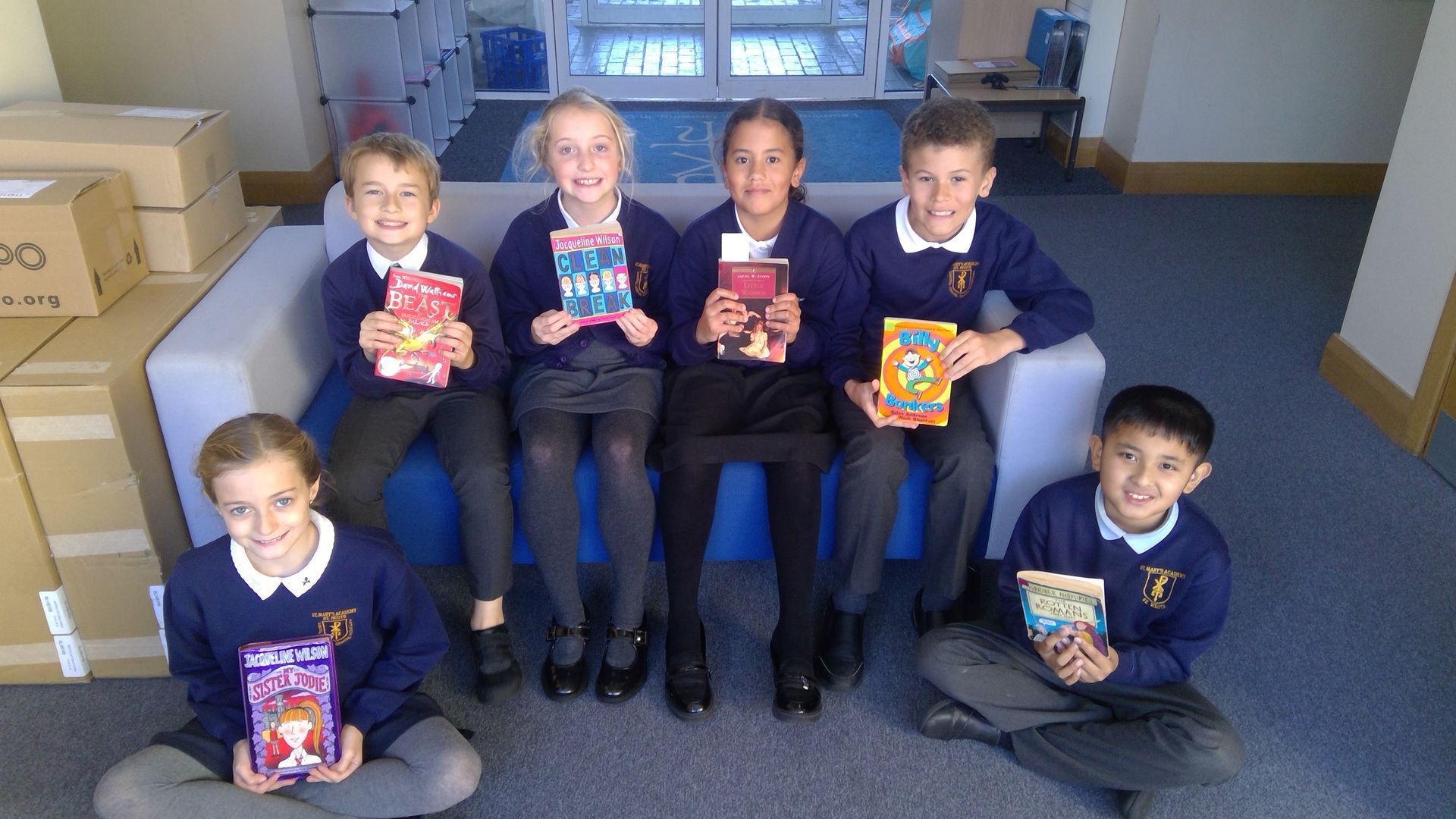 St Mary’s CofE Primary Academy pupils read their way to success