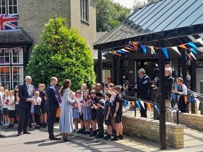 Milton CofE Primary pupils meet Duke and Duchess of Cambridge