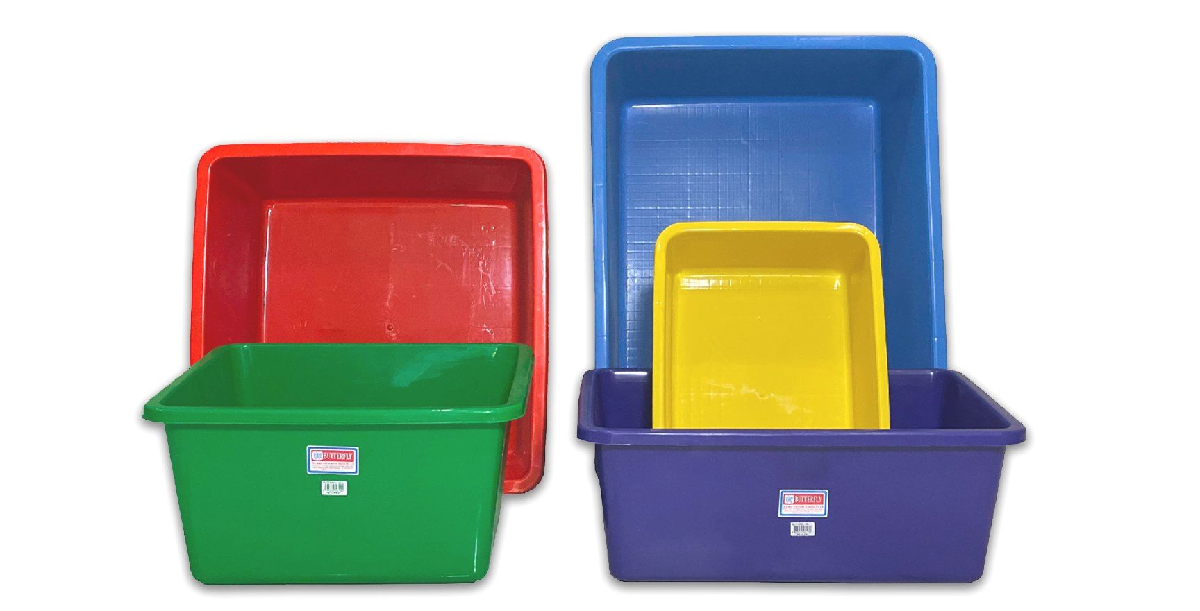 Plastic Rectangular Basin | Butterfly Household Product