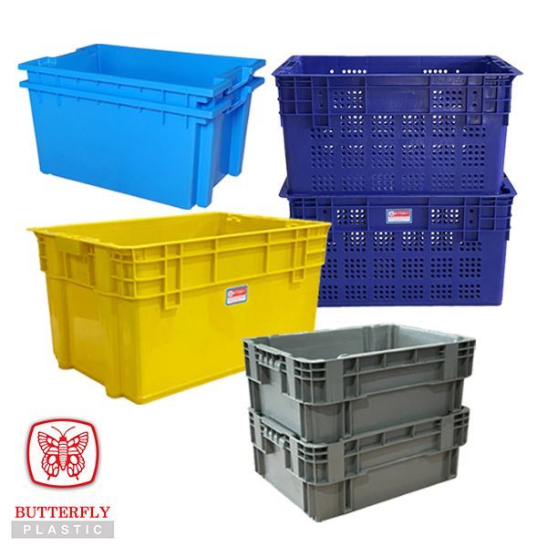 Stackable & Nestable Plastic Containers - Space Saving Solutions