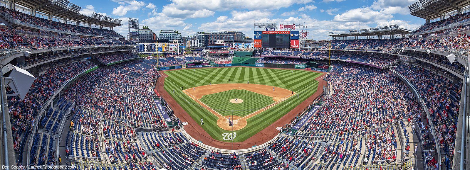 Major League Baseball ballpark & stadium panoramas