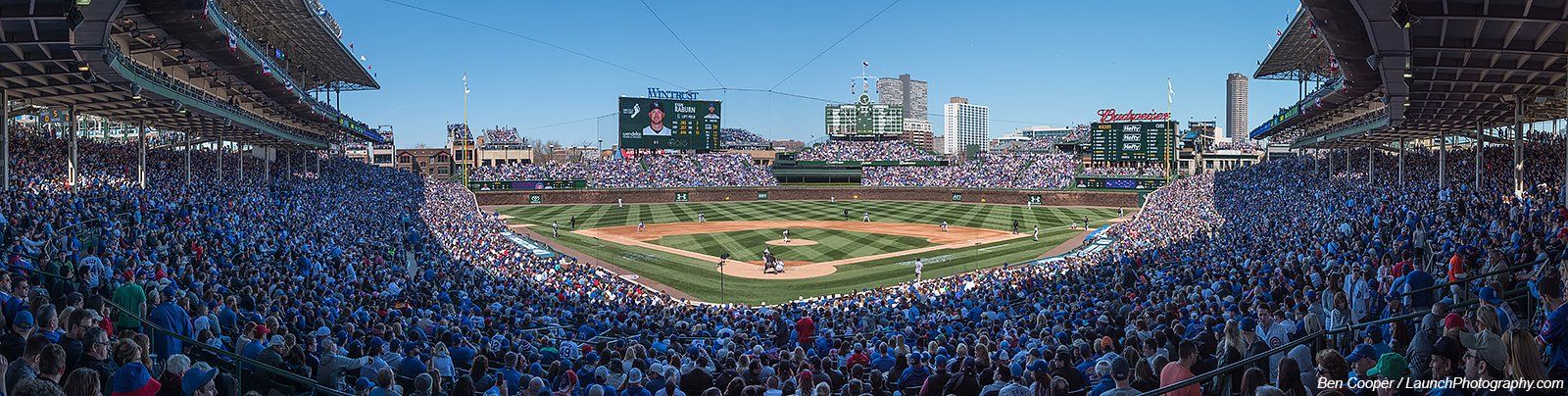 Wrigley Field panorama