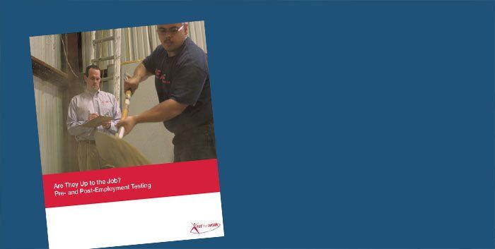 Employee Testing Services | Post Offer Employment Testing | Fit For Work