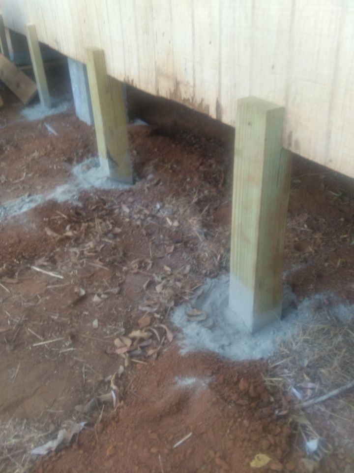 Rustic House Skirting | Nacogdoches, TX | Christian’s Fencing