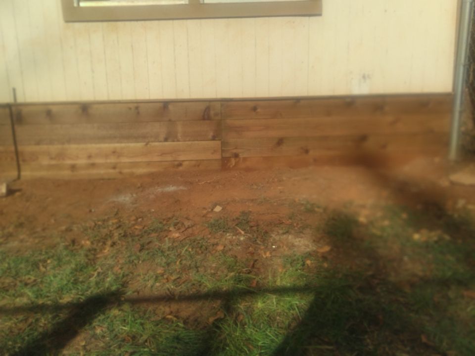 Rustic House Skirting | Nacogdoches, TX | Christian’s Fencing