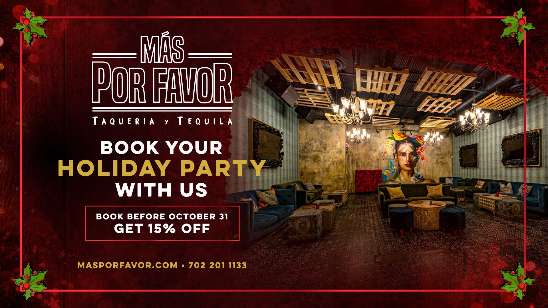 Private Events — Mas Por Favor Taqueria y Tequila