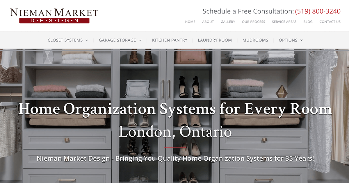 Custom Storage Solutions | Nieman Market Design