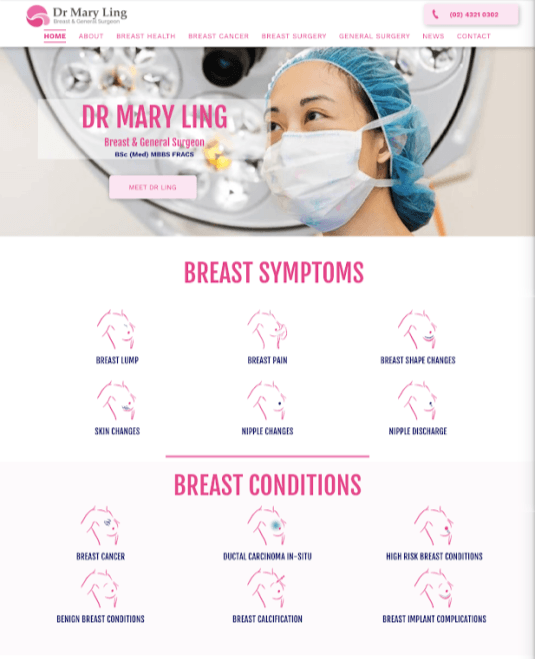Medical Website Design Portfolio | Australia