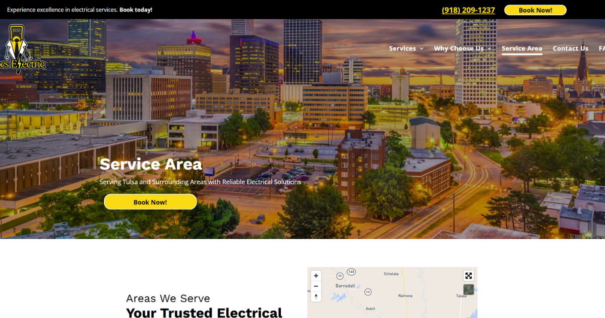 Docs Electric Service Area | Tulsa & Surrounding Cities