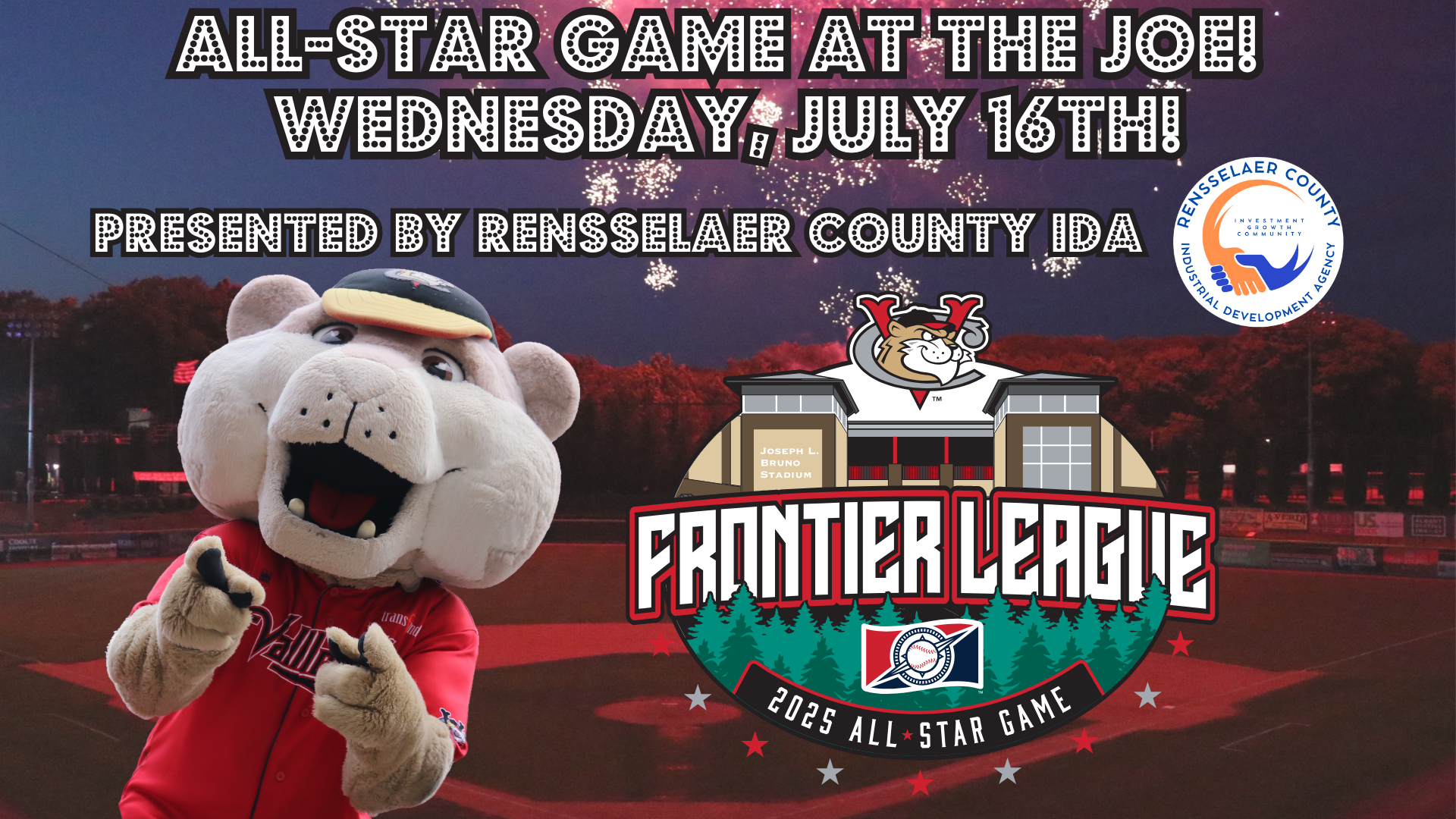 VALLEYCATS ANNOUNCE 2025 FRONTIER LEAGUE ALL-STAR GAME ITINERARY