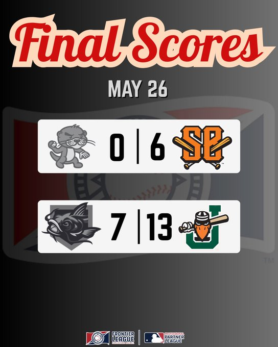 FINAL SCORES - MAY 26