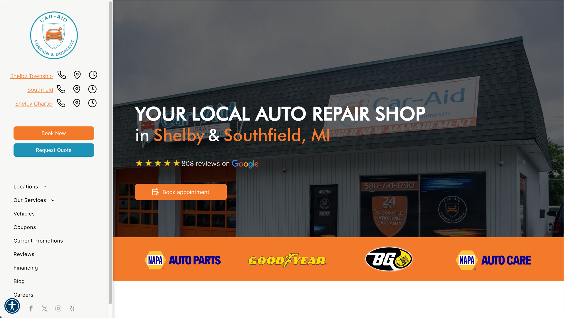 Auto Repair in Shelby Township & Southfield | Car Aid Auto Repair