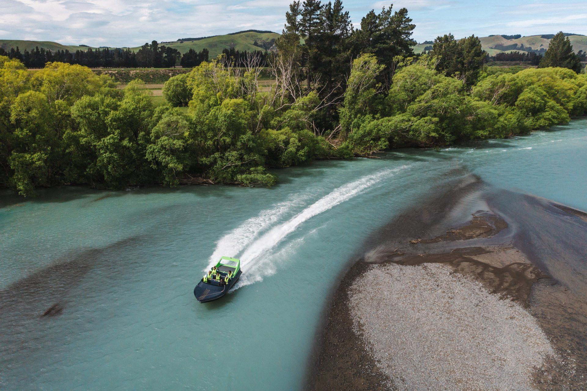 Hurunui River Jet Boat ride near Christchurch & Kaikoura